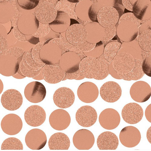 Rose Gold Metallic Confetti 2.25oz.