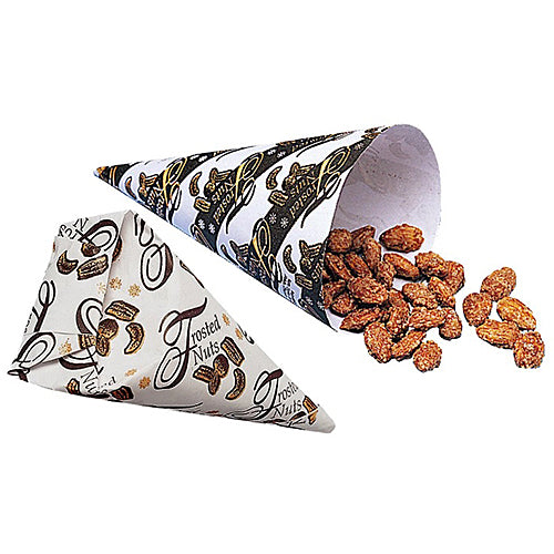 Frosted Nut Serving Cone